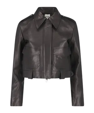 Khaite Cordelia Leather Jacket - No