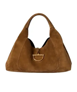 Gucci Softbit Maxi Shoulder Bag - Brown