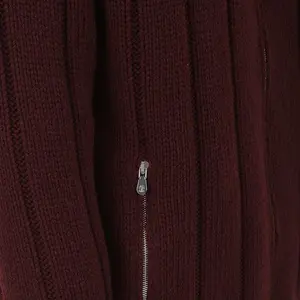 Brunello Cucinelli Zip-up Ribbed Knit Jacket - Brown