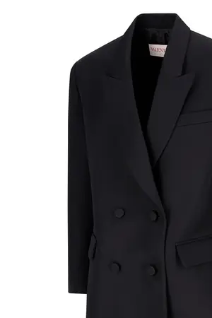 Valentino Garavani Double-breasted Long-sleeved Blazer