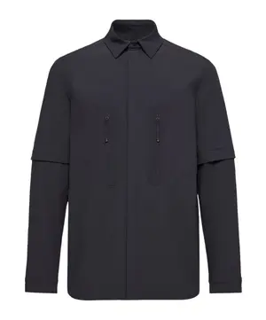 Moncler Zip-pocket Detachable-sleeve Shirt