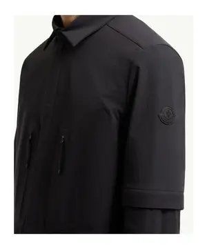 Moncler Zip-pocket Detachable-sleeve Shirt