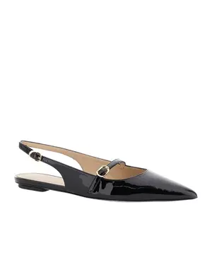 STUART WEITZMAN Emilia Mary Jane Slingback Flats - Black