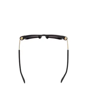 Bottega Veneta Rectangular Sunglasses - Black/gray