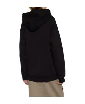 Michael Kors Logo Detailed Drawstring Hoodie