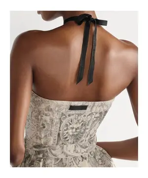 Dior Mid-length Belted Bustier Dress
