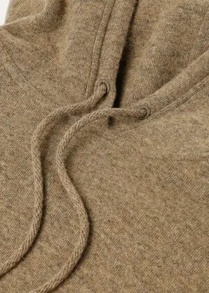 Loro Piana Drawstring Knitted Hooded Jumper