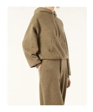 Loro Piana Drawstring Knitted Hooded Jumper