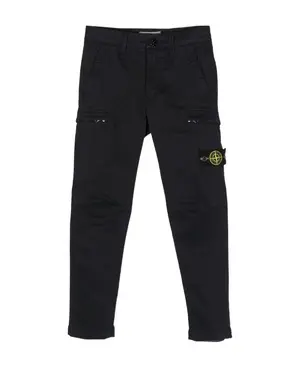 Stone Island Belt-loop Slacks - Blue
