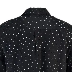 Max Mara Printed Silk Shirt With Gemstone Buttons