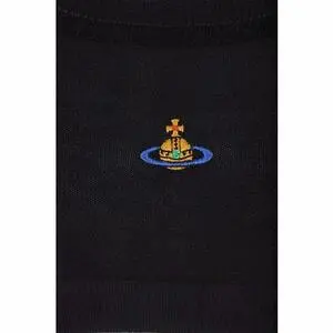 VIVIENNE WESTWOOD Logo Embroidered Cropped Top