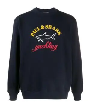 PAUL  SHARK Paul & Shark Logo Print Jumper