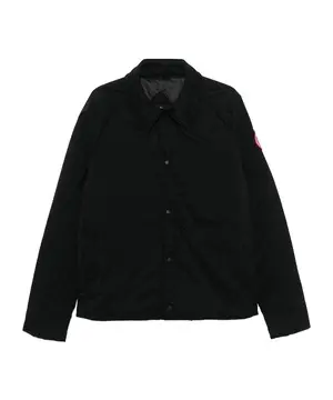Canada Goose Long Sleeve Snap Front Jacket - Black