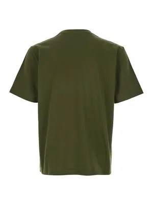Bottega Veneta Mushroom Embroidered Crewneck T-shirt