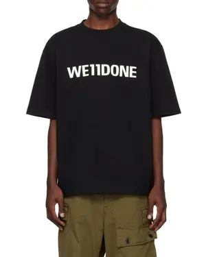 We11Done Logo-print Cotton T-shirt