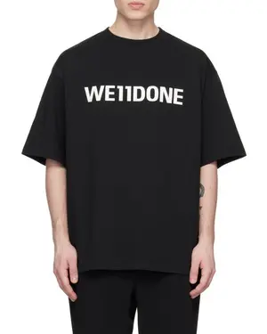 We11Done Logo-print Cotton T-shirt
