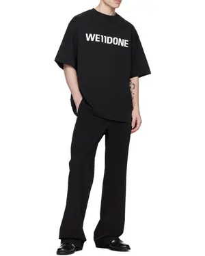 We11Done Logo-print Cotton T-shirt