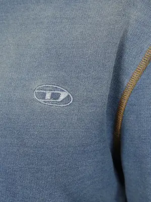 DIESEL® Logo Embroidered Drawstring Hoodie