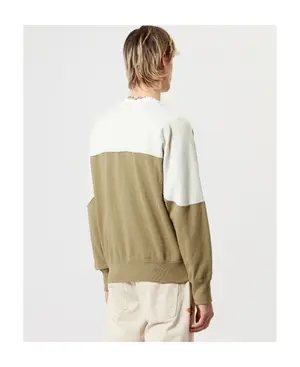 Isabel Marant Étoile Two-tone Crewneck Sweatshirt With Logo