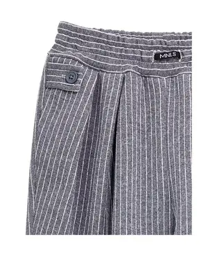 Monnalisa Striped Tailored Jogger Trousers