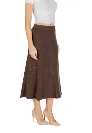 Liu Jo Embellished Midi Skirt