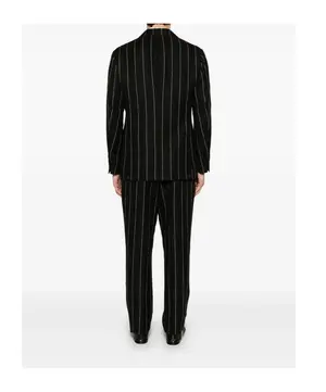 Brunello Cucinelli Pinstriped Suit - Black