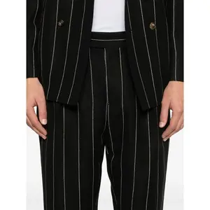 Brunello Cucinelli Pinstriped Suit - Black