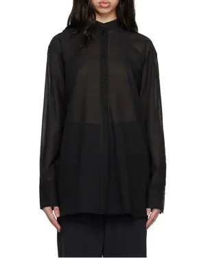 TOTEME Box-pleat Detailed Collar Blouse