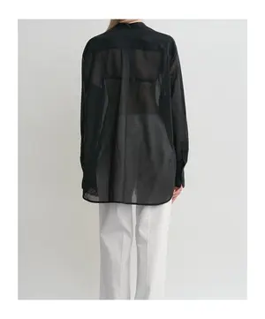 TOTEME Box-pleat Detailed Collar Blouse