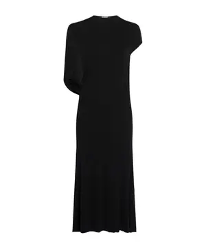 Jacquemus Asymmetrical Drape Dress