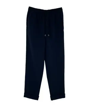 Emporio Armani Drawstring Waist Casual Pants