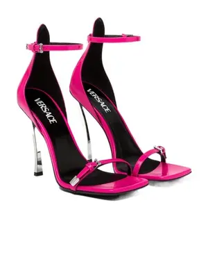 Versace Pin-point Ankle Strap High Heel Sandals