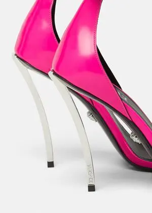 Versace Pin-point Ankle Strap High Heel Sandals