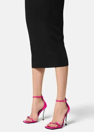 Versace Pin-point Ankle Strap High Heel Sandals