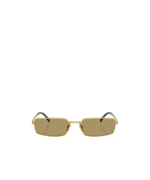 Prada Prada Rectangular Frame Sunglasses Green
