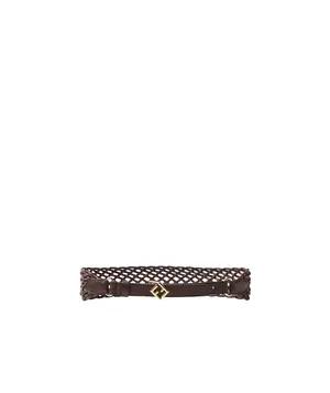 Fendi Leather Belt - Brown