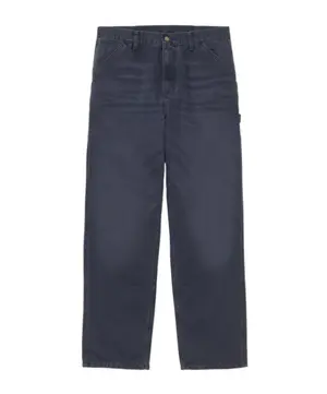 Carhartt Work In Progress Single Knee Pants - Deep Navy Blue