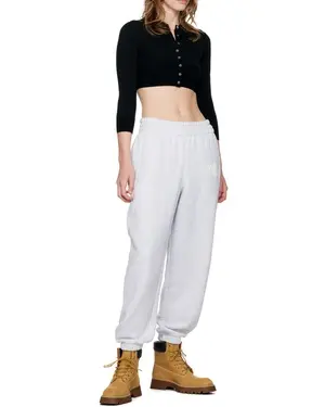 Alexander Wang Terry Sweatpants With Logo