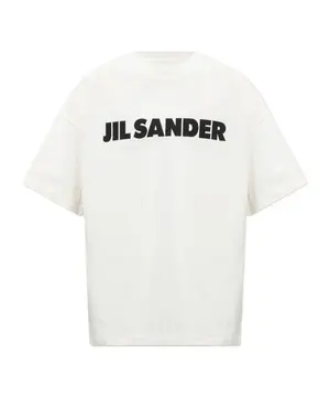 JIL SANDER Logo Crewneck T-shirt - White