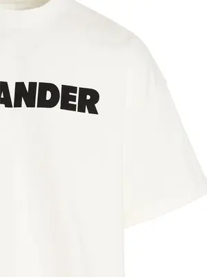 JIL SANDER Logo Crewneck T-shirt - White