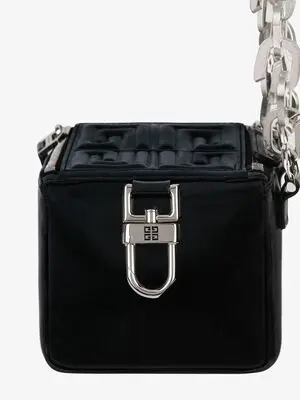 Givenchy Cube Clutch With Padlock Clasp