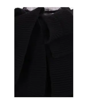 Sacai Chiffon Insert Knitted Pullover
