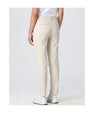 Brunello Cucinelli Gabardine Cropped Trousers - Nude