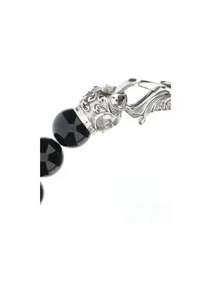 Emanuele Bicocchi Skull-detail Bead Bracelet