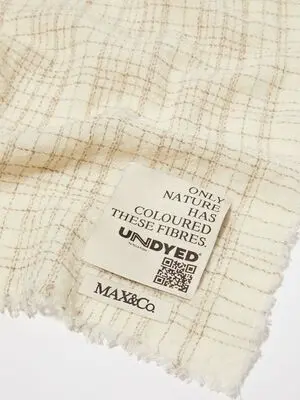 MAXCO. Stola In Lana Undyed