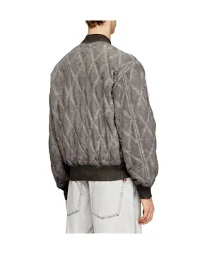 DIESEL® J-type-treat Bomber Jacket - Grey