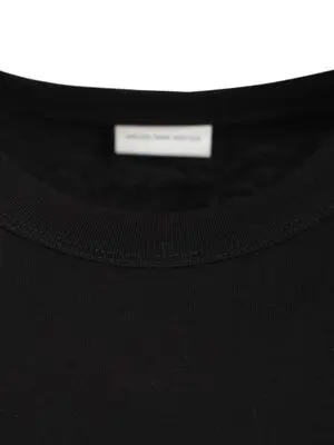 Dries Van Noten Short Sleeved Crewneck T-shirt - Black
