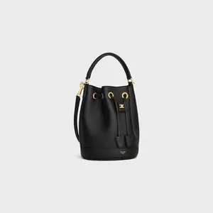 Celine Teen Clara Bag In Supple Grained Calfskin - Black