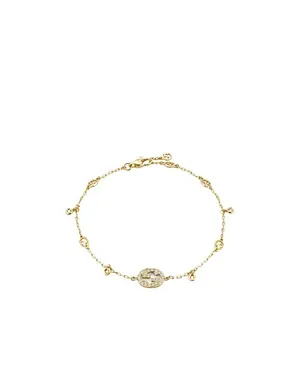 Gucci Gucci Interlocking G Diamond Bracelet Yellow