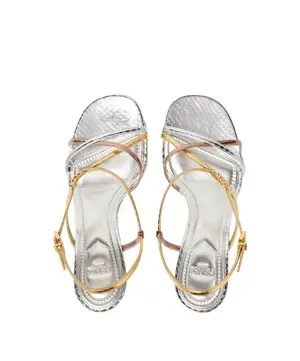 Fendi Strappy High-heeled Sandals - Multicolour